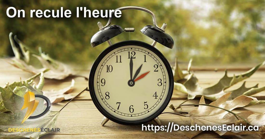 On recule l'heure dans la nuit du 4 au 5 novembre 2023